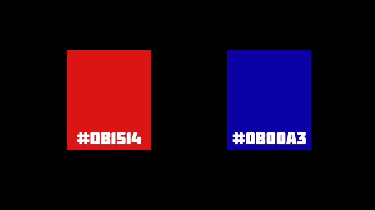 Red and Blue Photo Fit Colour Code How to Apply!