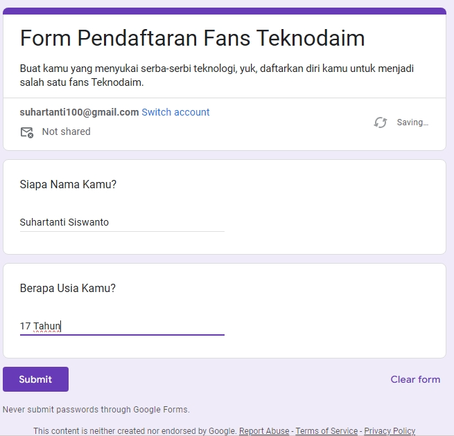 Tutorial Lengkap Cara Membuat Google Form, Yuk Simak! - Teknodaim